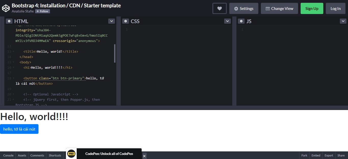 Học và thực hành Bootstrap 4 online - Hành trang Lập trình blog